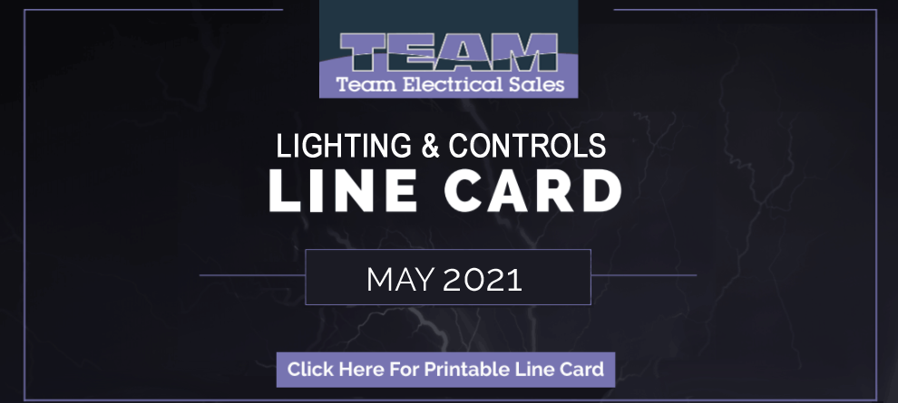 Team Electrical Lighting Line Card – Team Electrical Sales – Detroit