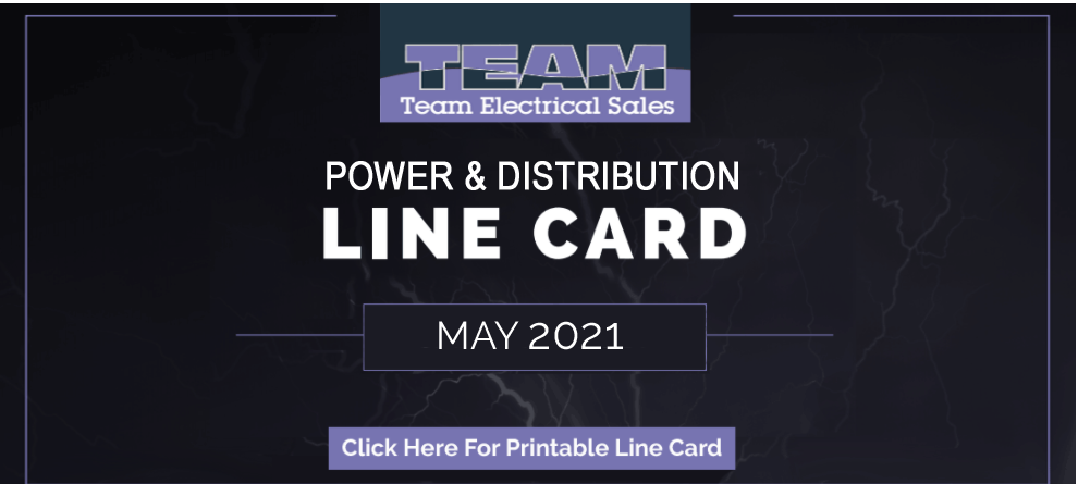 Team Electrical – Products Line Card – Team Electrical Sales – Detroit